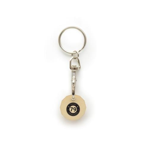Buy Wooden Trolley Coin | Add Your Logo